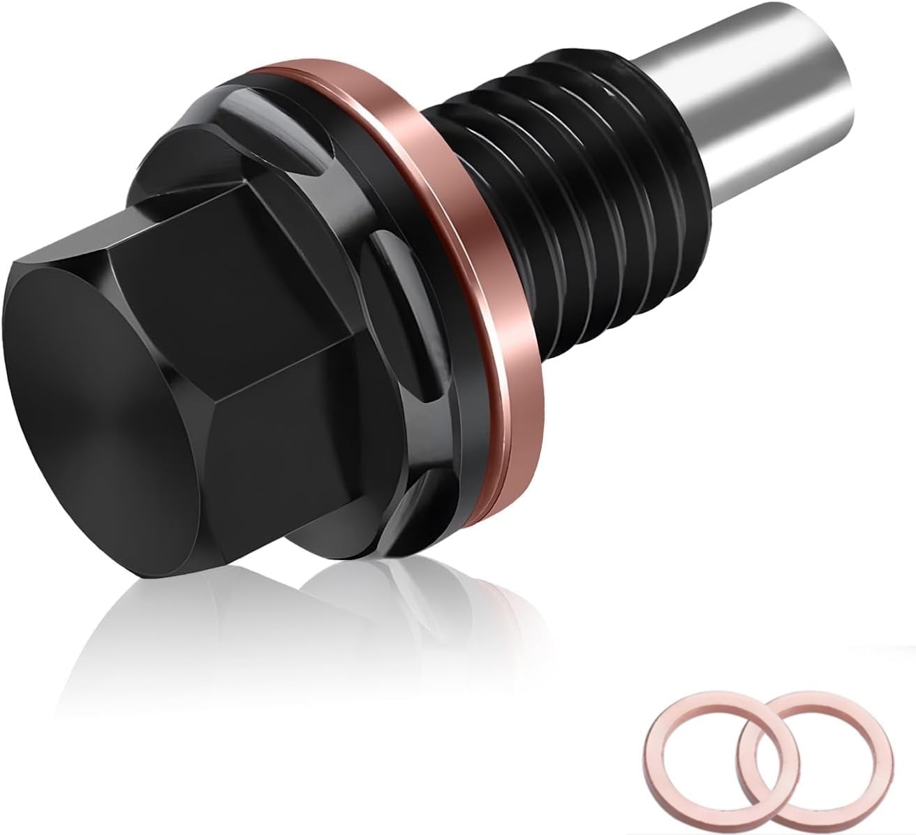 M14 x 1.5 Car Magnetic Oil Drain Plug, Stainless Steel Aluminum Magnet ...