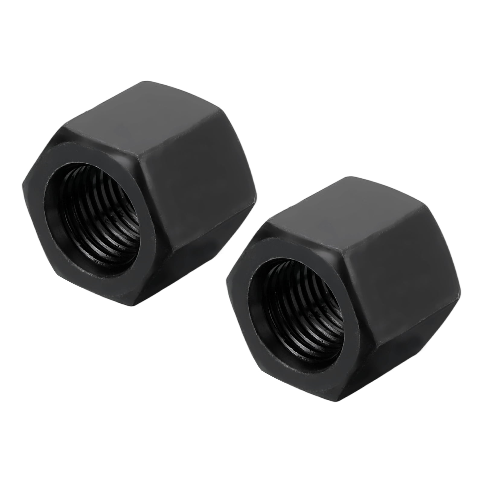 M14 x 1.5 Pitch Carbon Steel Hex Coupling Nuts, 2Pcs 20mm/ 0.8" Length ...