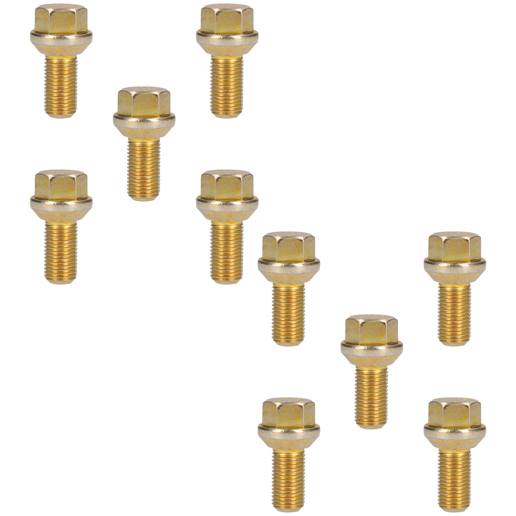 M14 x 1.5 Replacement Wheel Bolts Conical for Trailer Hubs Hub Pack of 10 - Walmart.com