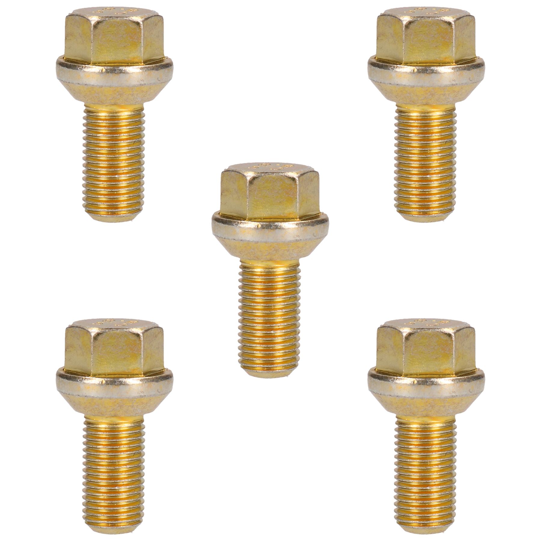M14 x 1.5 Replacement Wheel Bolts Conical for Trailer Hubs Hub Pack of 5 - Walmart.com