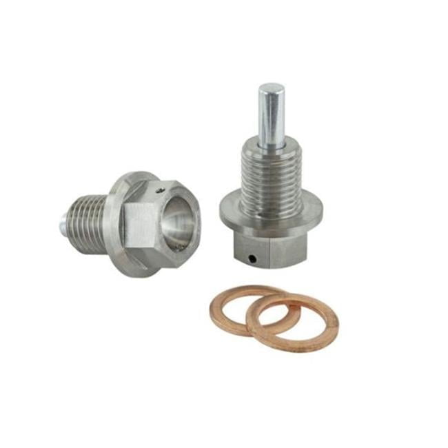 M14 x 1.5 in. Titanium Magnetic Drain Plug Set for Honda & Acura ...