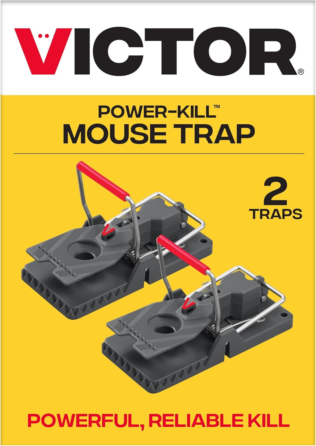 M142B Power-Kill Easy Set Mouse Trap - 2 Reusable Mouse Traps - Walmart.com