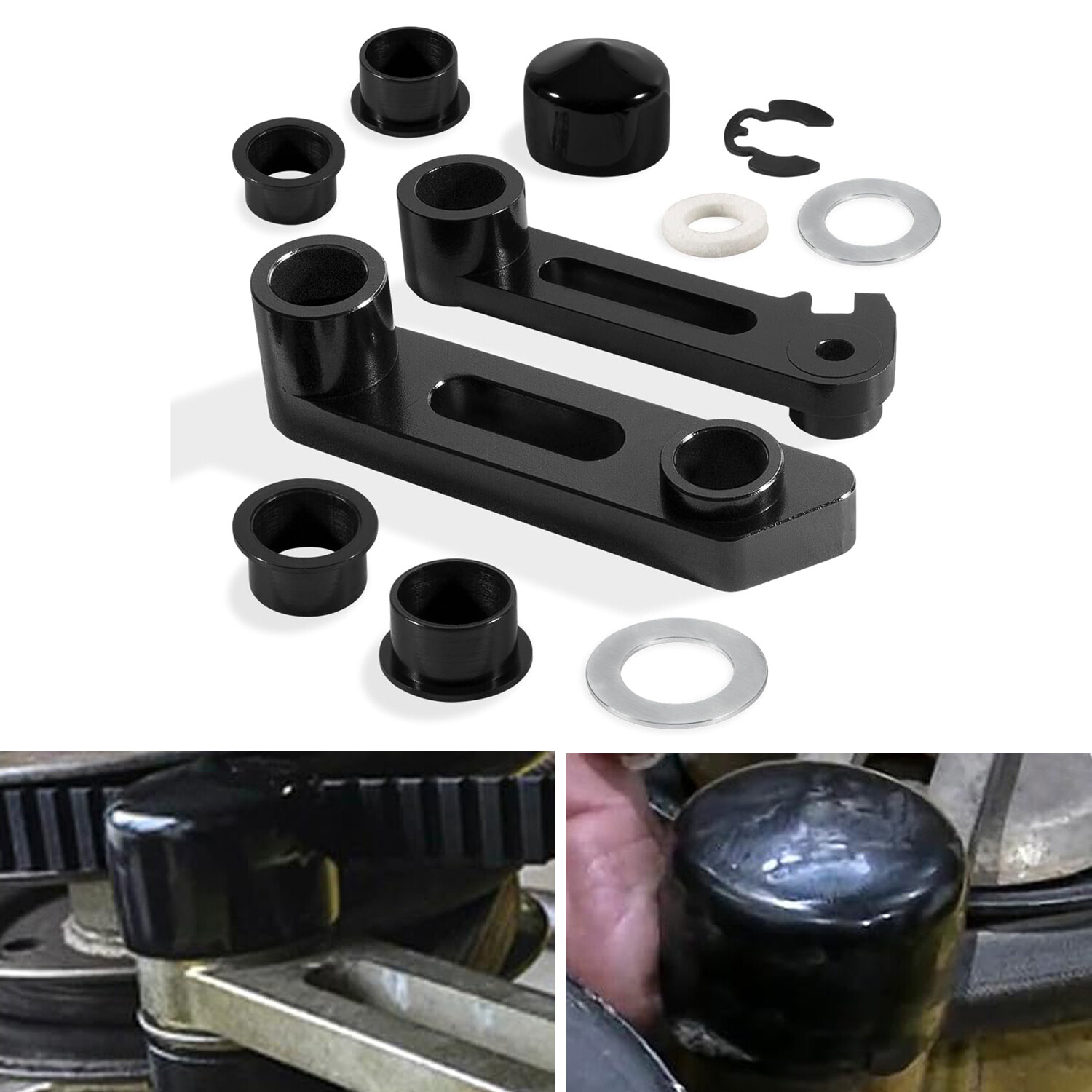 M143350 M136635 Deck Idler Arms & Bushing Rebuild Kits for John Deere ...