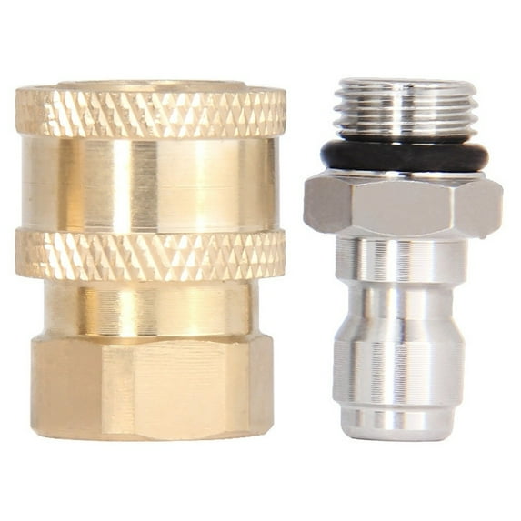 M14X15 High Pressure Washer Tool Quick Connect Adapter Brass Fitting ...