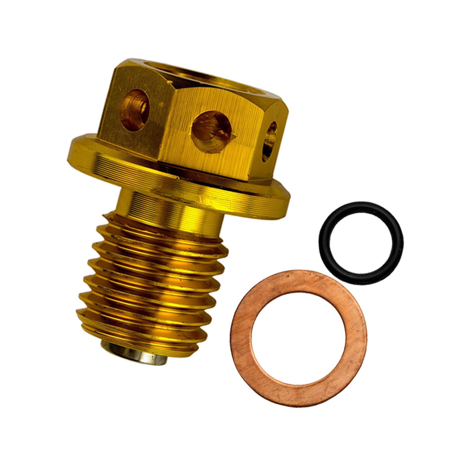 M14x1.5 Motorcycle Oil Drain Bolt Screw Heat Resistant Aluminum Oil ...