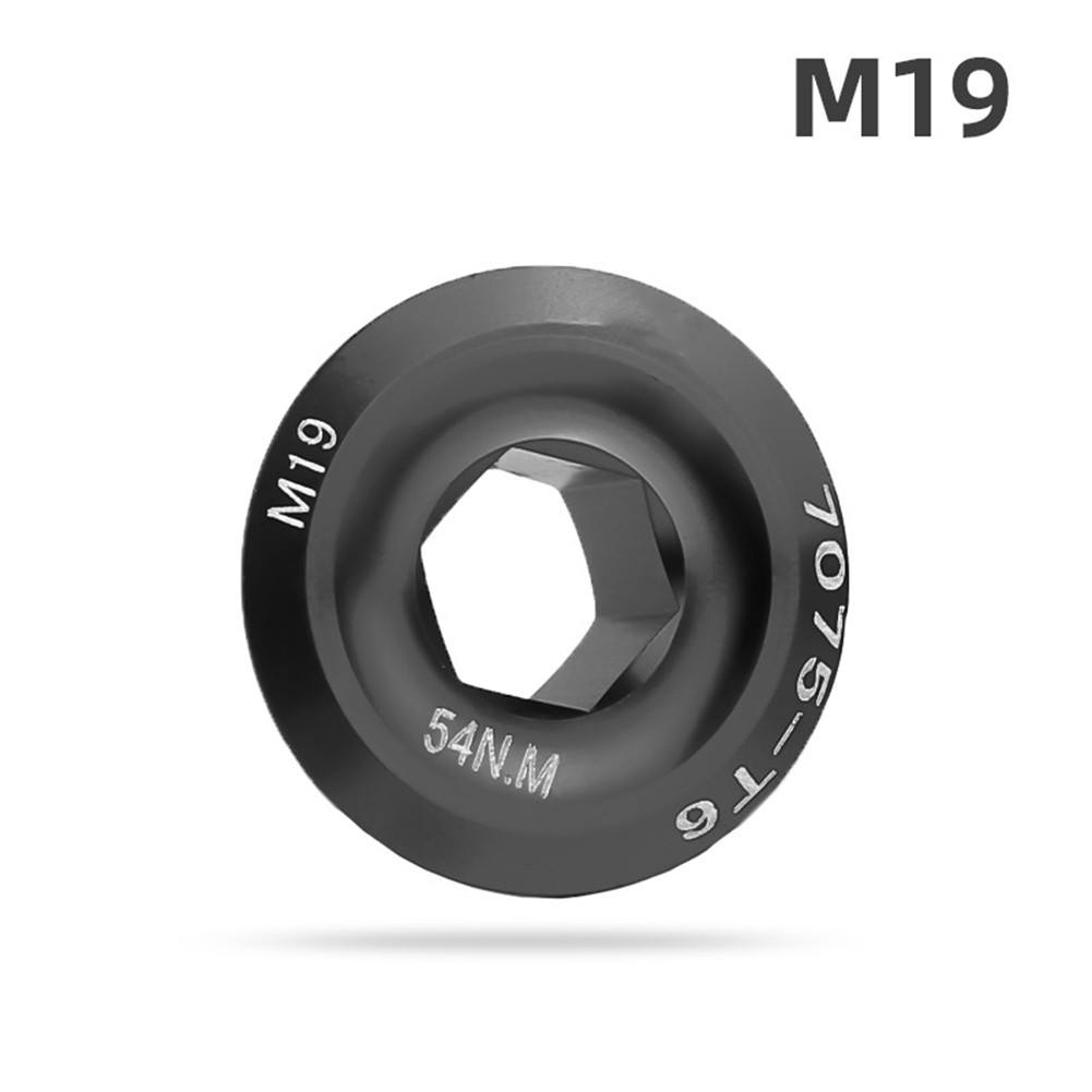 M15/18/19/20 Crank Fixing Bolt Cover Crankset Screws Cap Black M19 ...