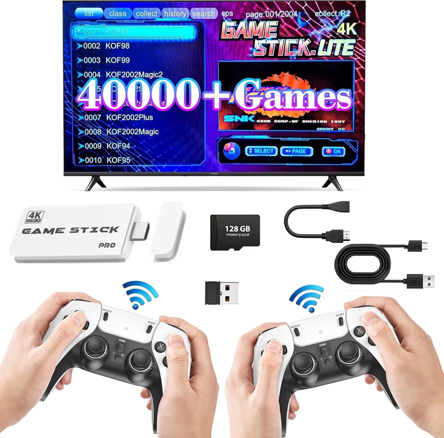 M15 Plus 128 GB Android TV PC Stick, Plug & Play with Wireless ...