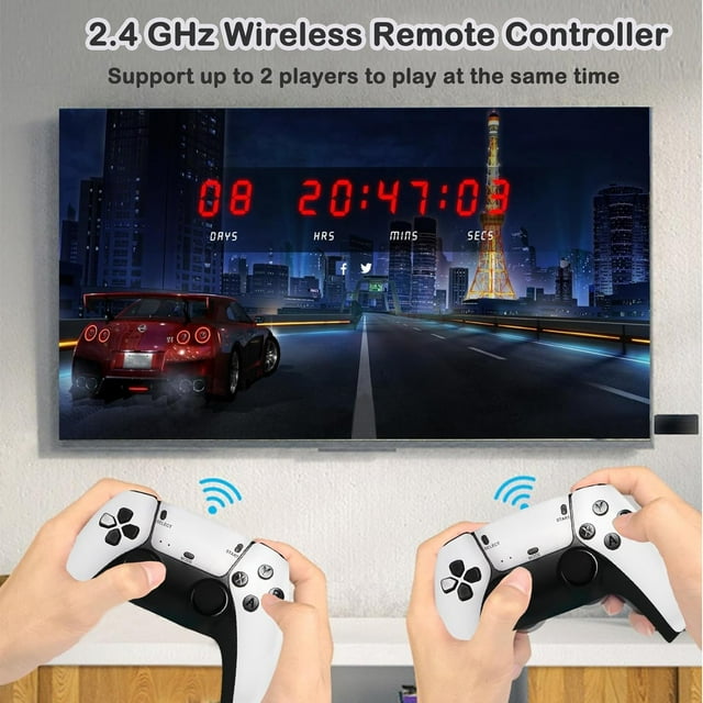 M15 Retro Game Stick, 4K HDMI TV 64G Mini Handheld Retro Game Console with 20000+ Games ...
