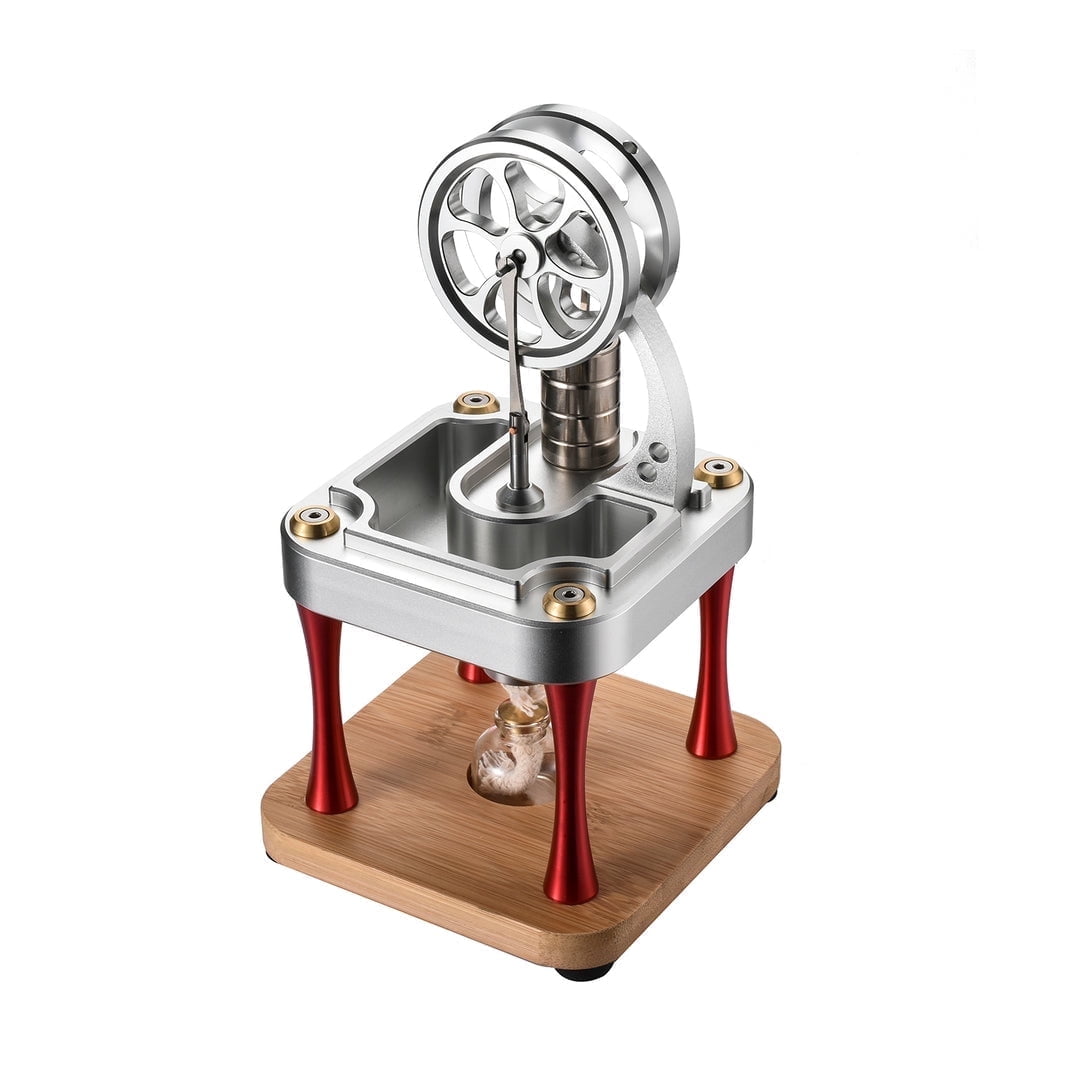 ENGINEKIT M16-C Vertical Water-Cooled High-Temperature Stirling Engine ...