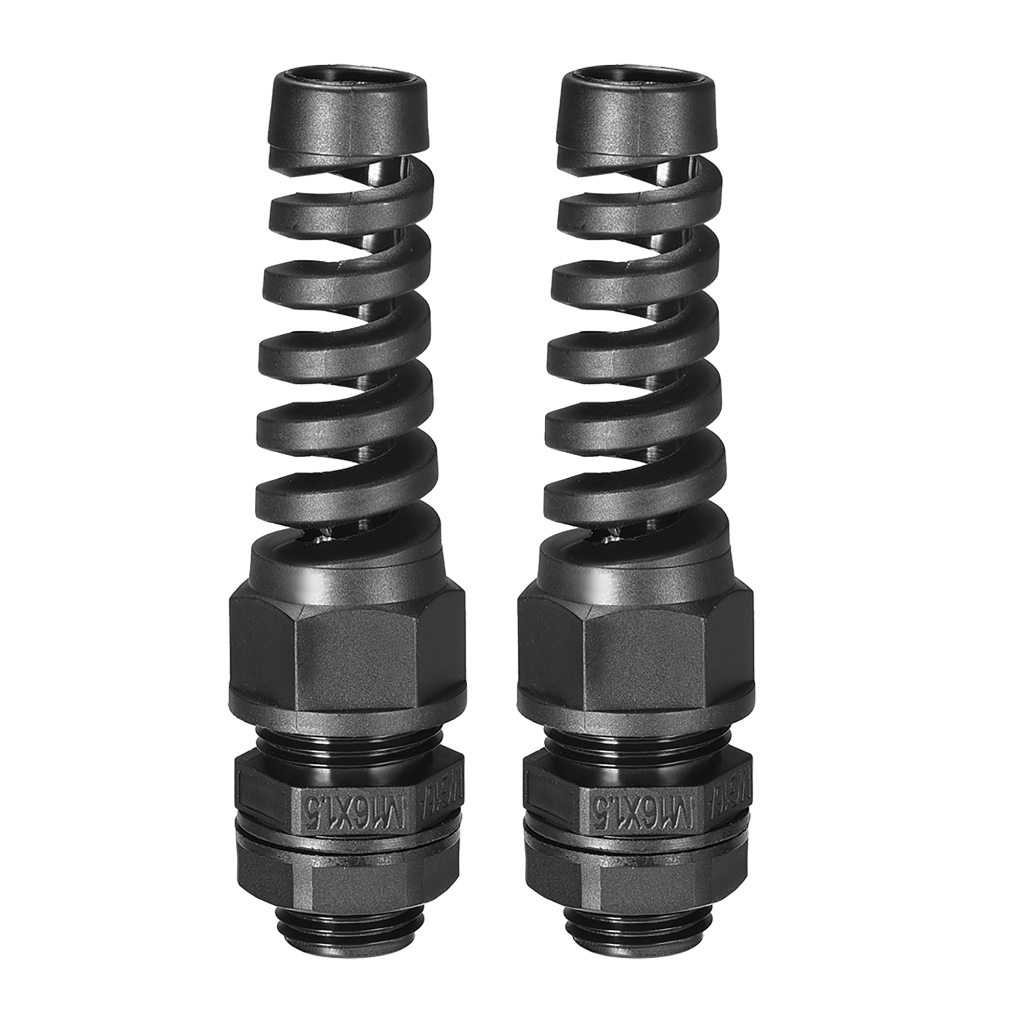 Uxcell M16 Metric Cable Gland Waterproof IP68 Nylon Black 2pcs ...