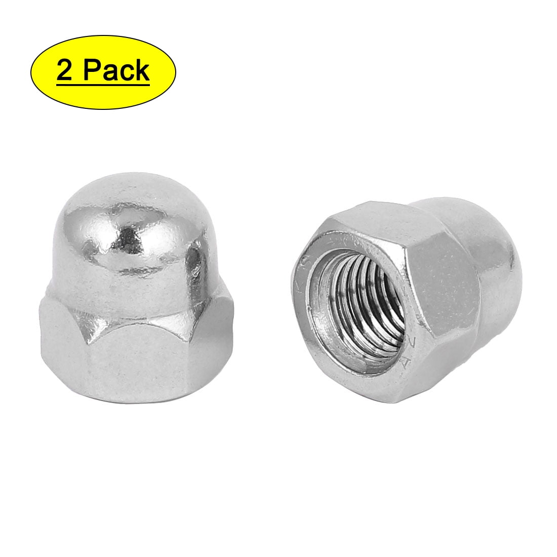 M16 Thread Dia 304 Stainless Steel Dome Shape Head Cap Acorn Hex Nut ...