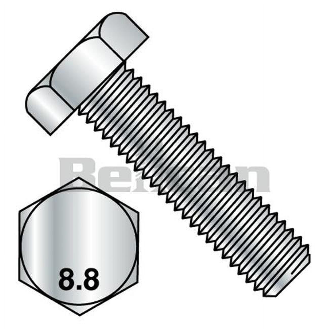 M16 x 35 DIN 933 Grade 8.8 Metric Fully Threaded Cap Screw - Zinc - Box ...