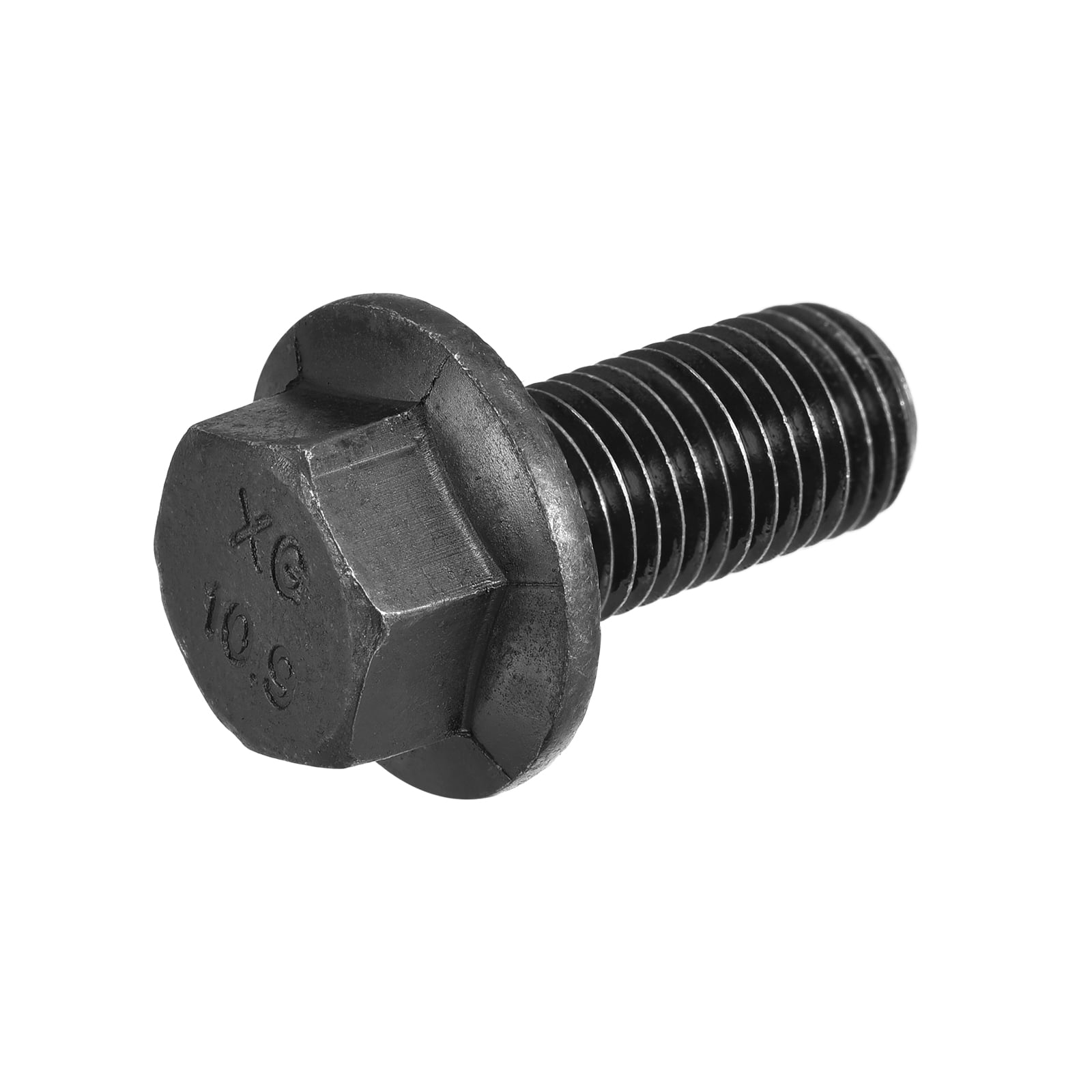 M16x35mm Hex Serrated Flange Bolts 10.9 Grade Carbon Steel Screws 1 ...