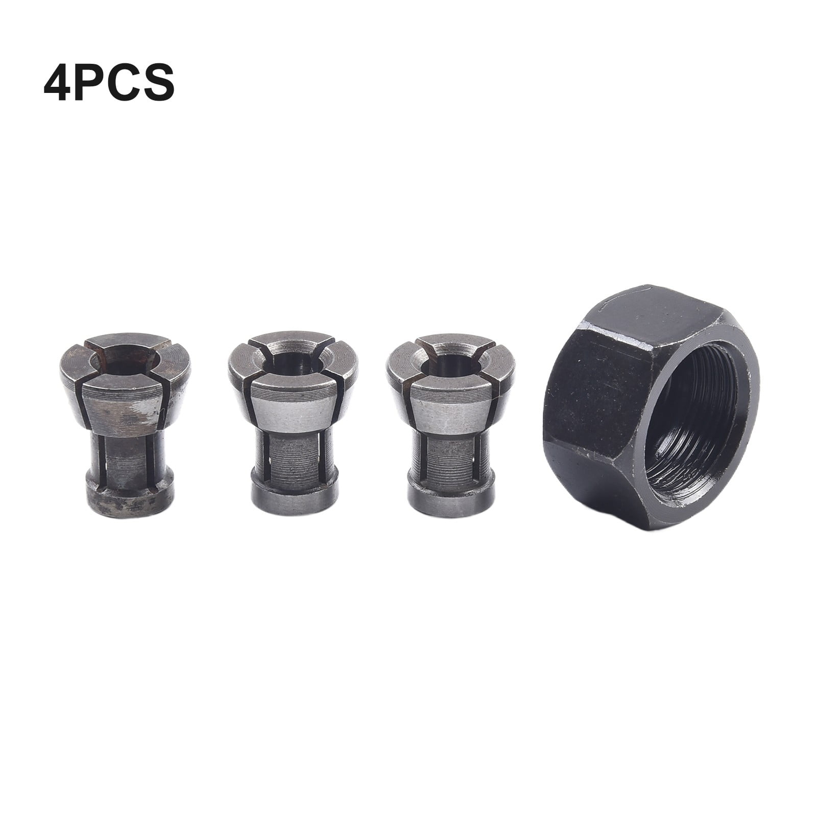 M17 6/6.35/8Mm Collet Chuck Adapter With Nut Engraving Trimming Machine ...