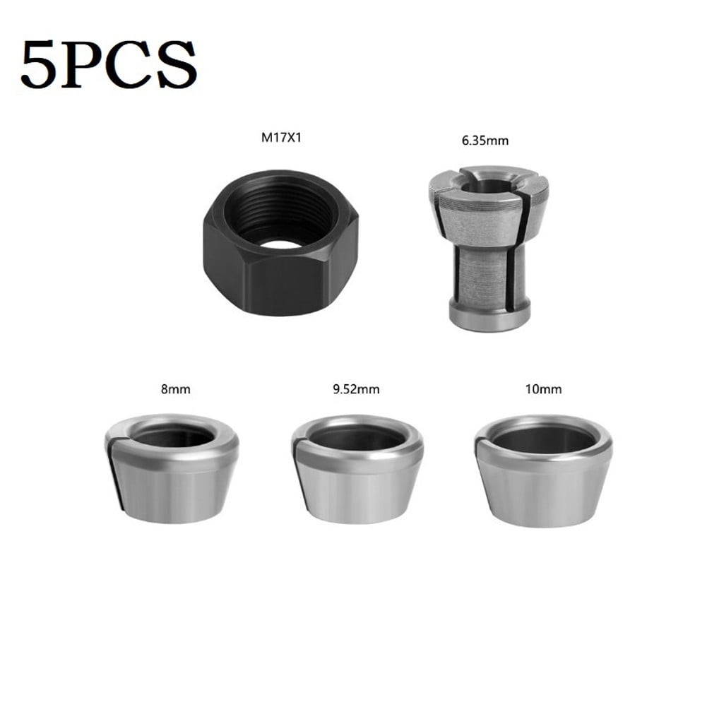 qiya M17 6/6.35/8mm Collet Chuck Adapter With Nut Engraving Trimming ...