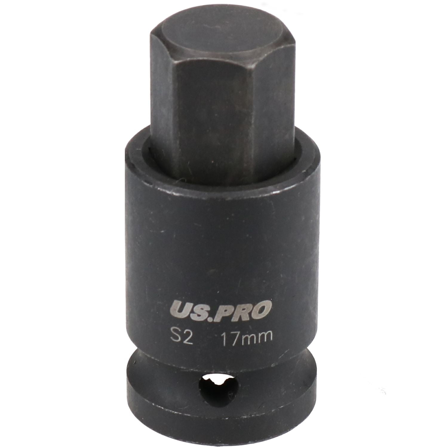 M17 x 55mm 1/2" Drive Short Impact Impacted Allen Hex Key Socket ...