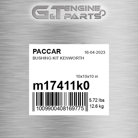 M17411K0 BUSHING KIT KENWORTH fits Paccar (New OEM) - Walmart.com