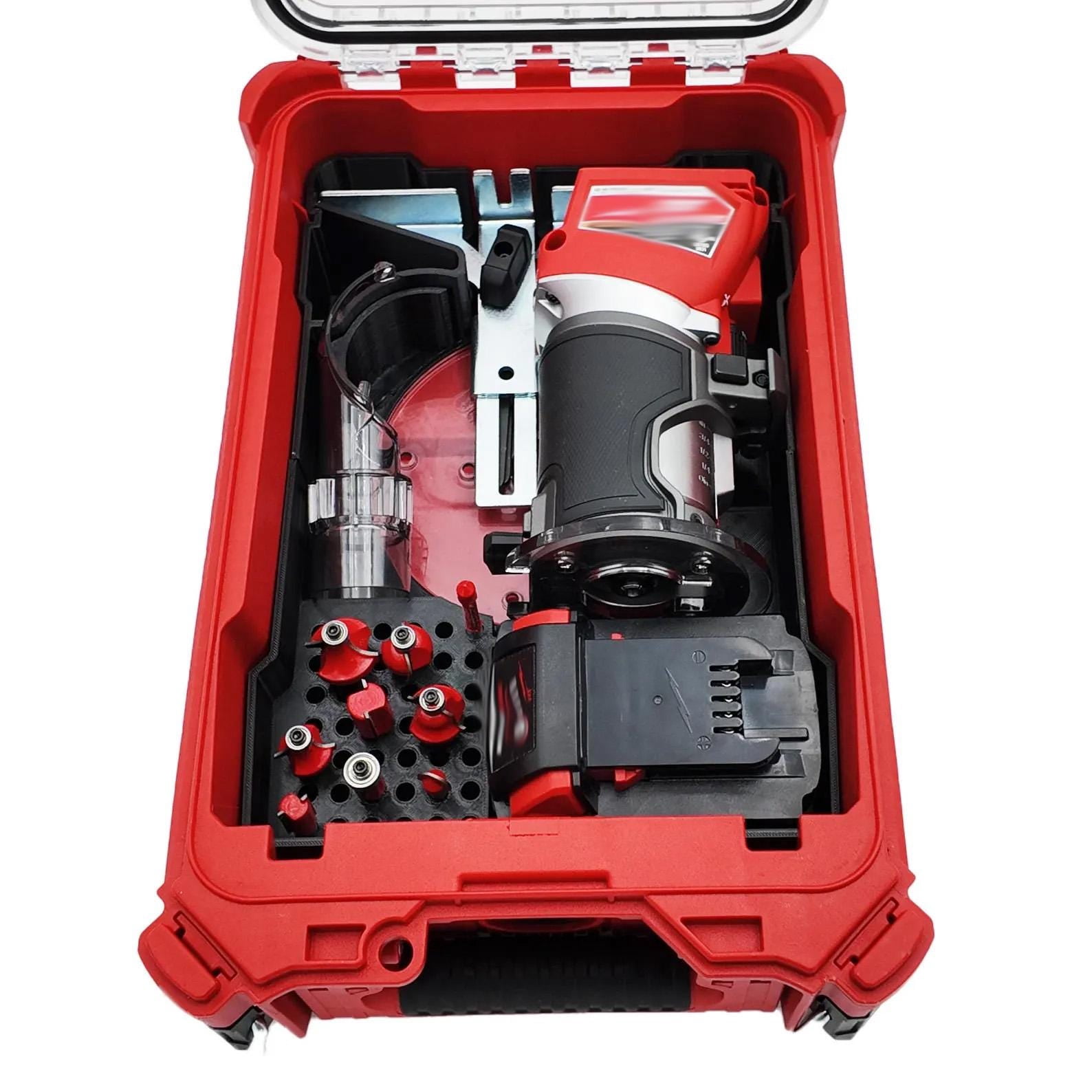 M18 FUEL Router Packout Organizer Insert – Compatible with Compact ...