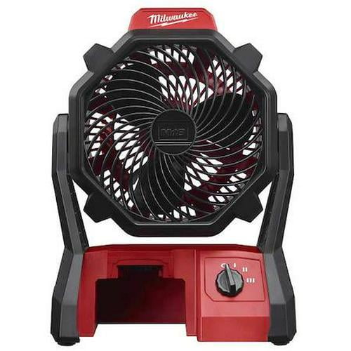 M18 Jobsite Fan, Cordless, 3-Speed Settings, 18 V, Includes AC Adapter ...