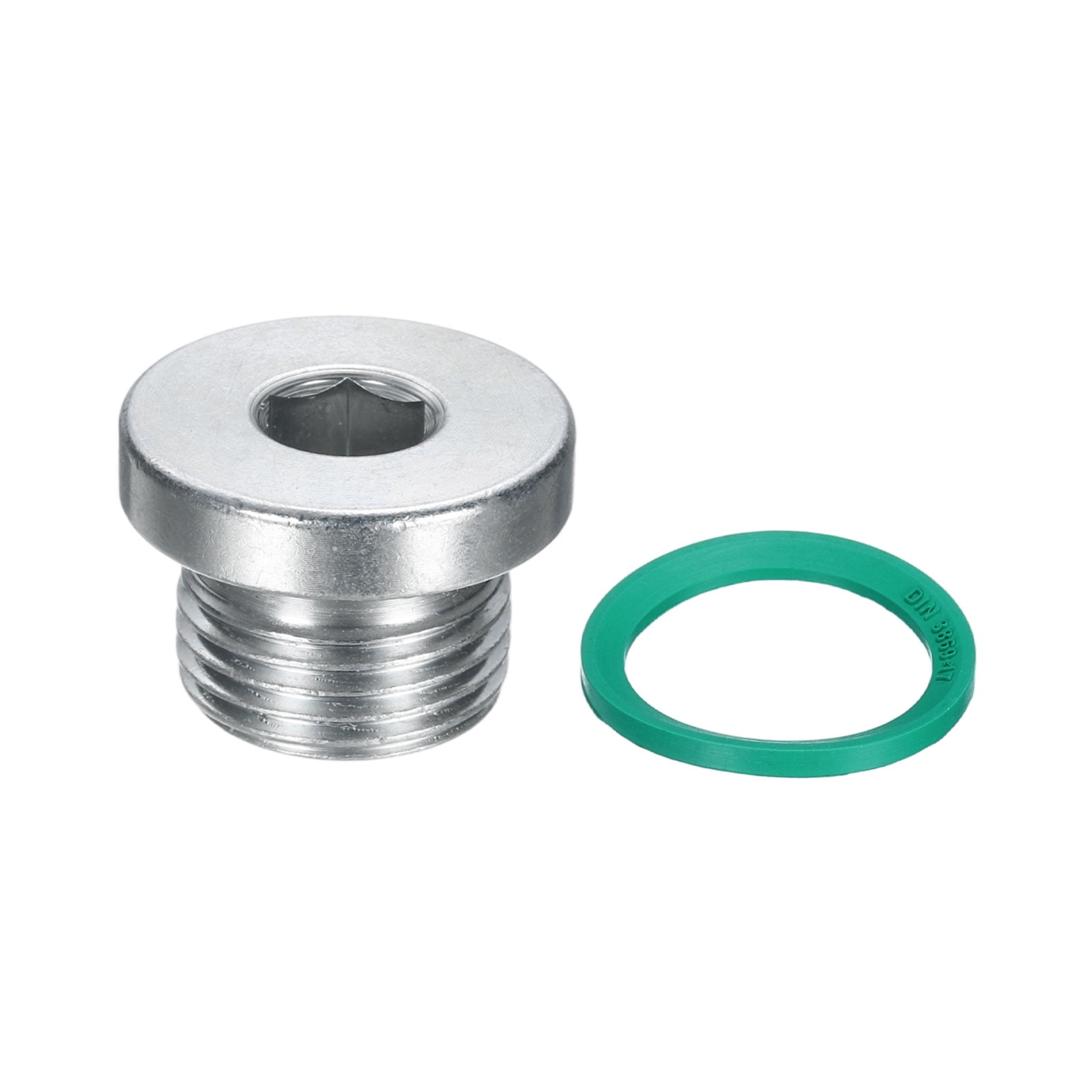M18x1.5 304 Stainless Steel Thread Sensor Plug with Green O-Ring ...