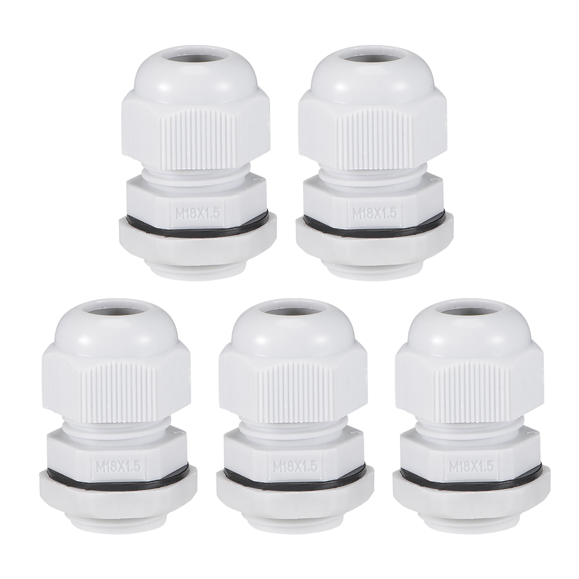 M18x1.5 Cable Gland 5mm-10mm Wire Hole Waterproof Nylon Joint ...