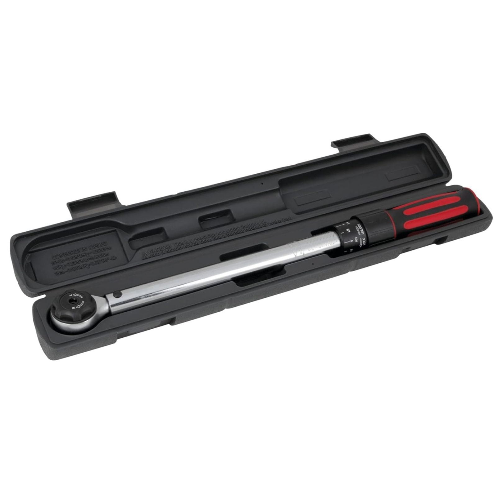 M198 3/8-Inch Drive Click Torque Wrench With Patented Torque Adjusting ...