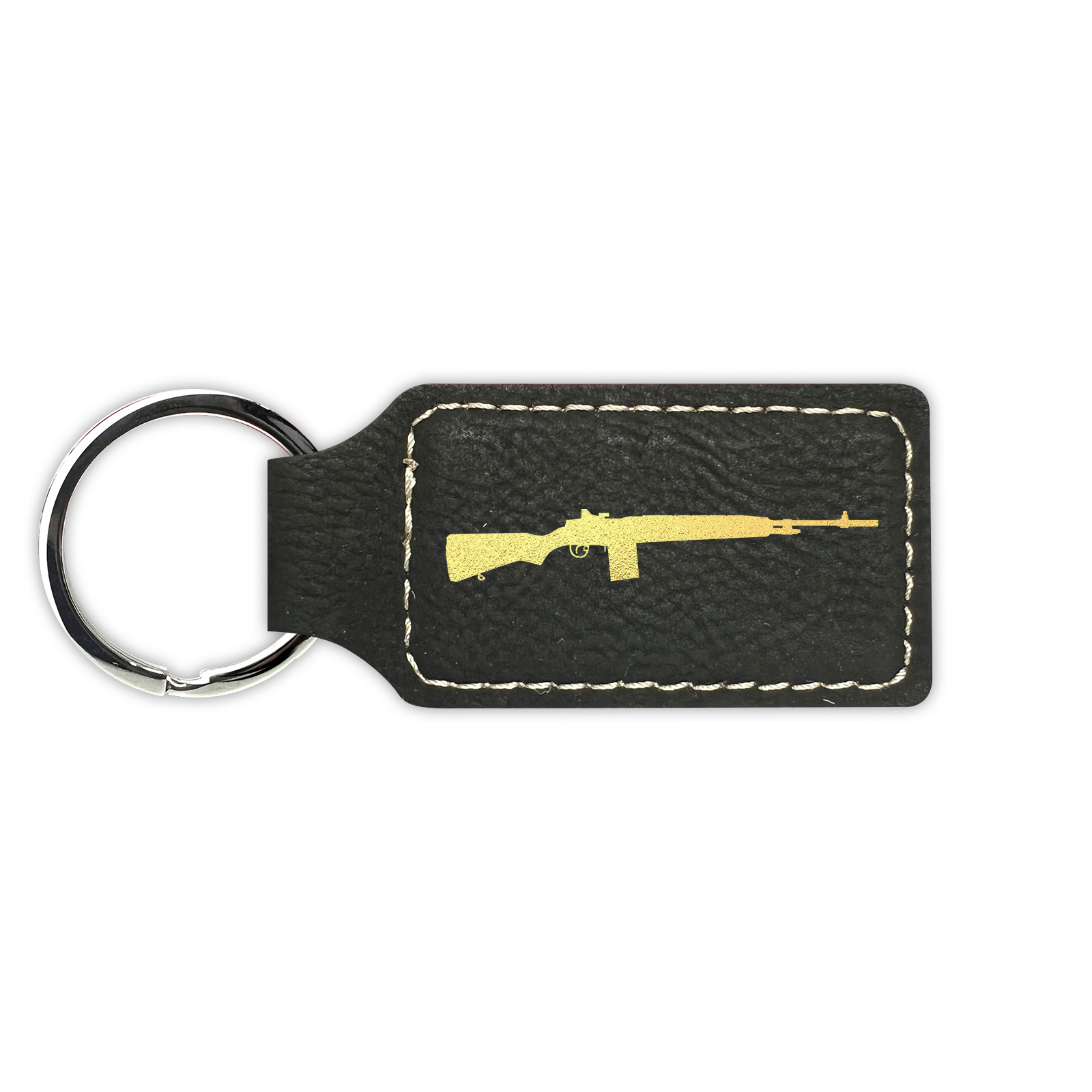 M1A Carbine Keychain Leatherette Rectangle - Laser Engraved - Many ...