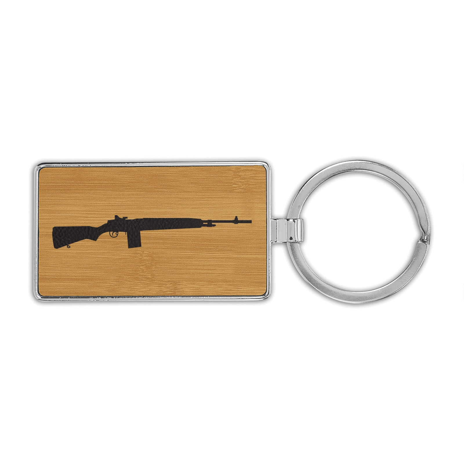 M1A Carbine Premium Leatherette Keychain rifle m2 m3 korea vietnam wwii ...