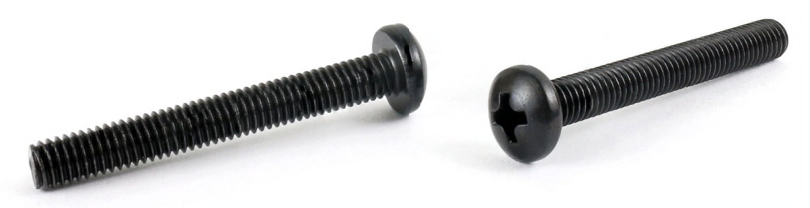 M2-0.4 x 12 mm Machine Screws / Phillips / Pan Head / Steel / Black Oxide / DIN7985A - 4000 ...
