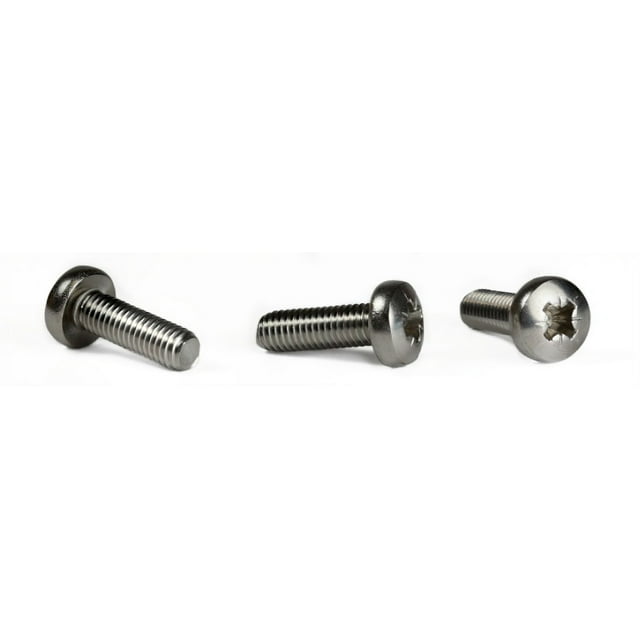 M2.5-0.45 x 10 mm Machine Screws / Pozi (Type Z) / Pan Head / 18-8 ...