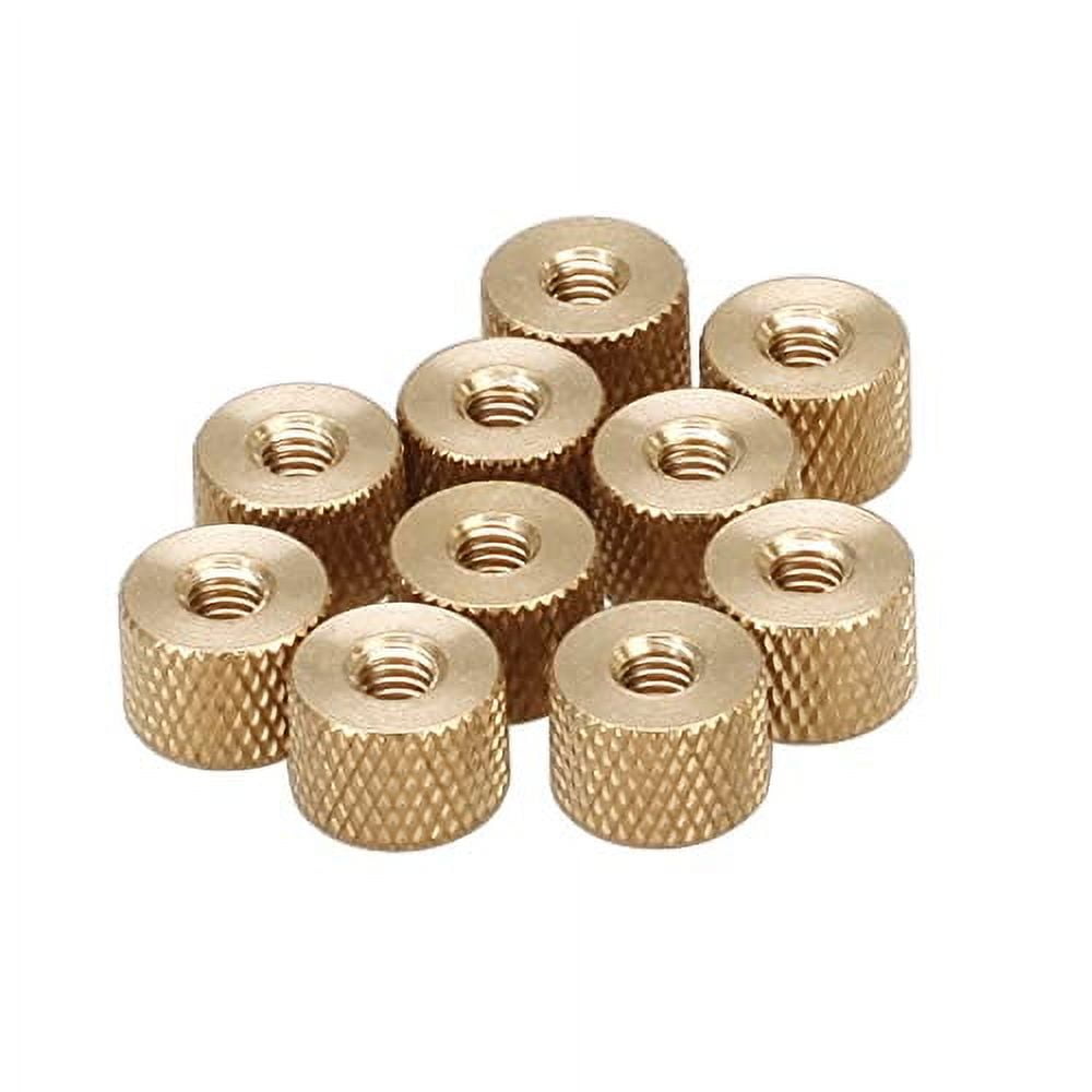 M2.5 Knurled Thumb Nut, Thumb Nut, Knurled Nuts, Brass (100) - Walmart.com