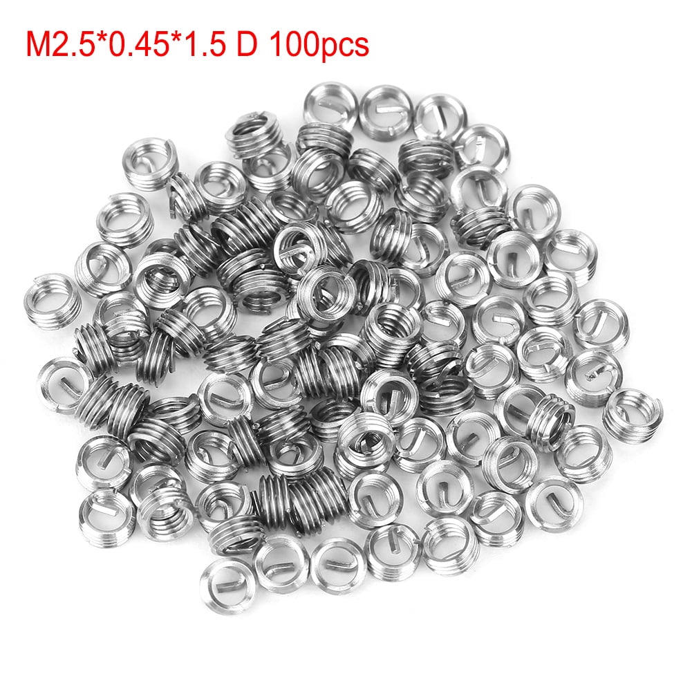 M2.5 SS304 Coiled Wire Helical Screw Thread Inserts, High Strength ...