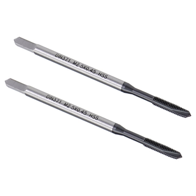 M2.5 x 0.45 Spiral Point Threading Tap H2 Tolerance High Speed Steel ...