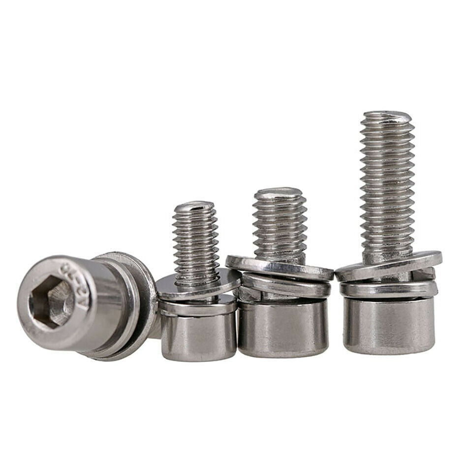 M2.5M4M5 Hexagon Hex Socket Head Cap Three Combination Screw 304 ...