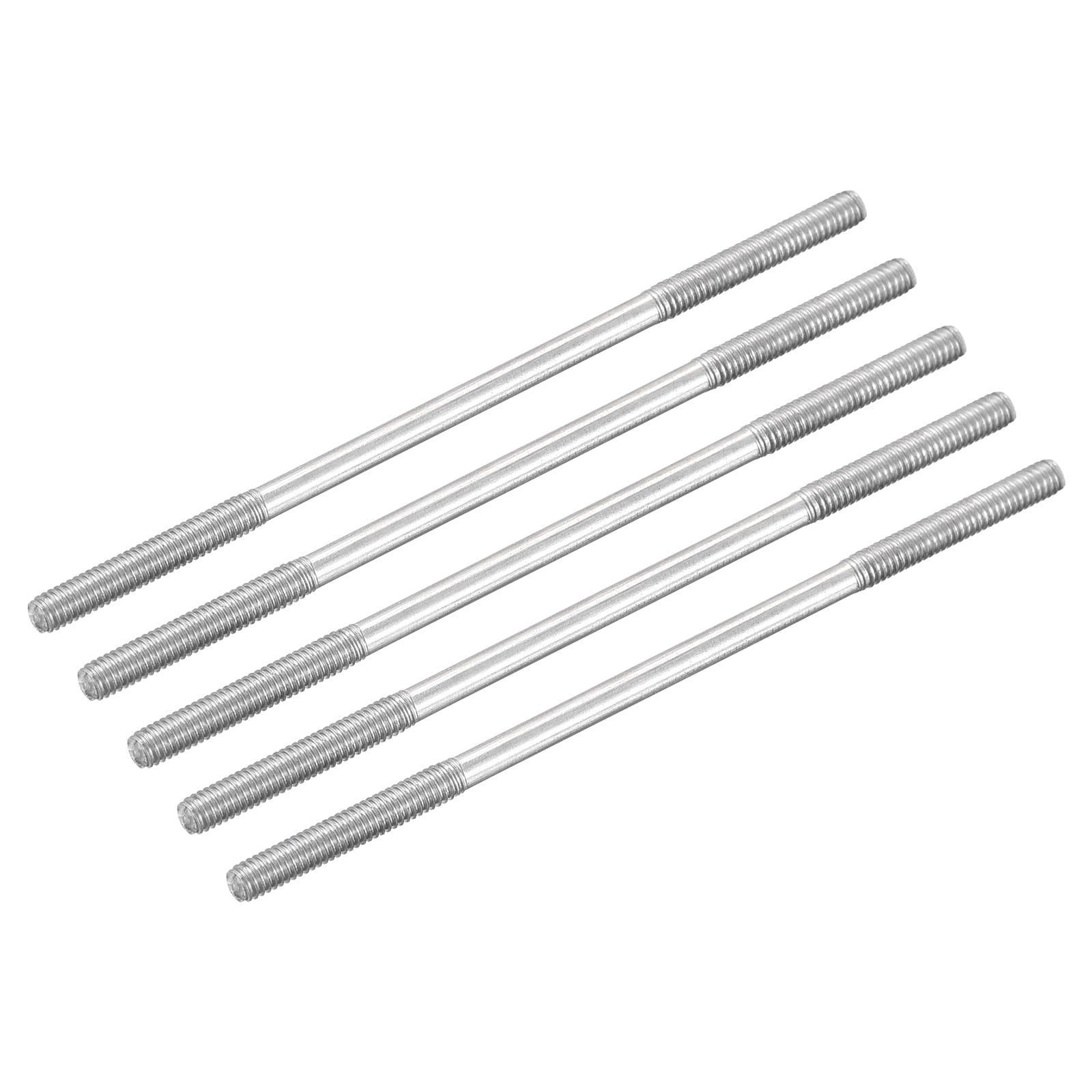 M2.5x60mm 304 Stainless Steel Push Rod Double End Threaded Rod for DIY ...