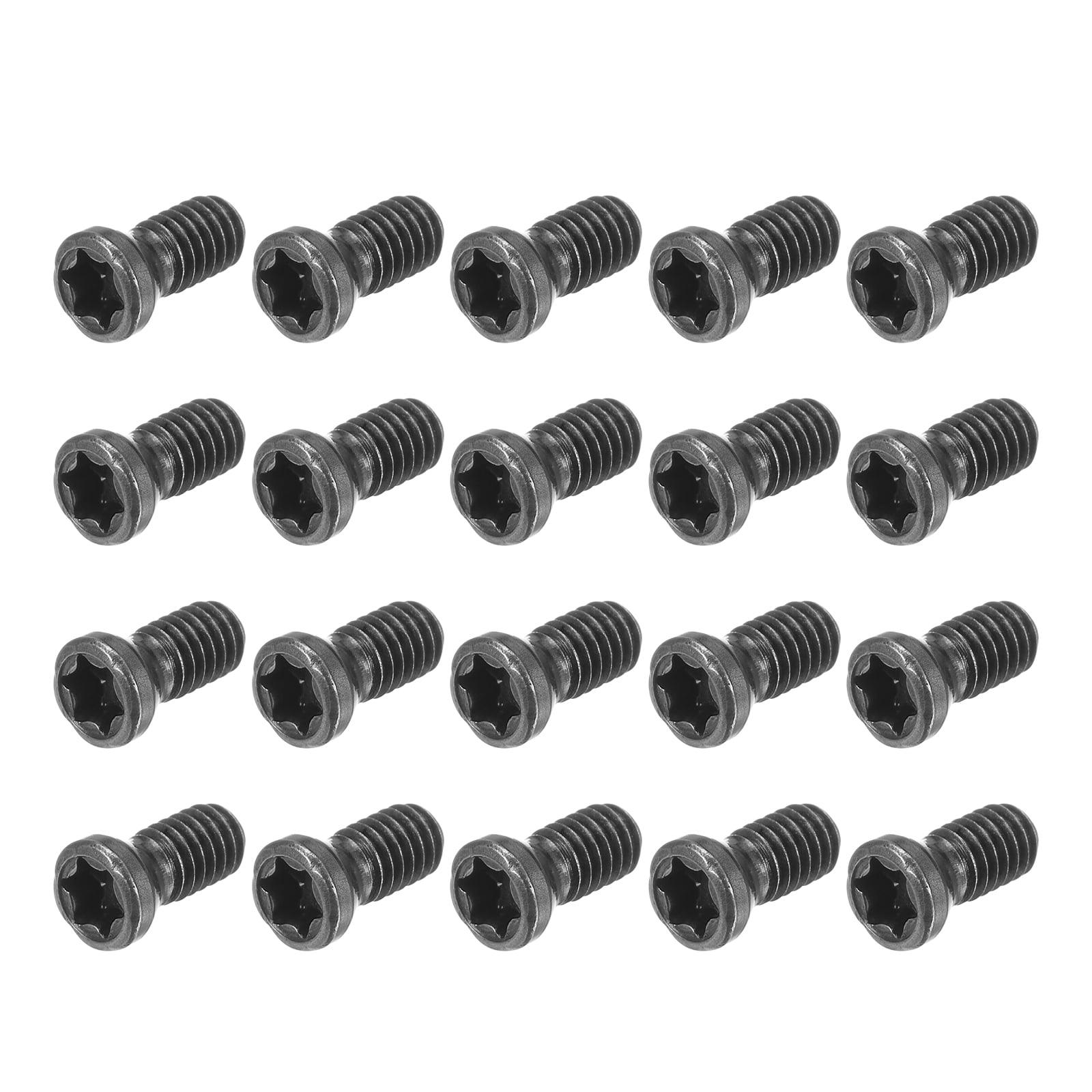 M2.5x6mm Torx Screws for Replaces Carbide Insert 12.9 Grade Alloy Steel 20pcs - Walmart.com