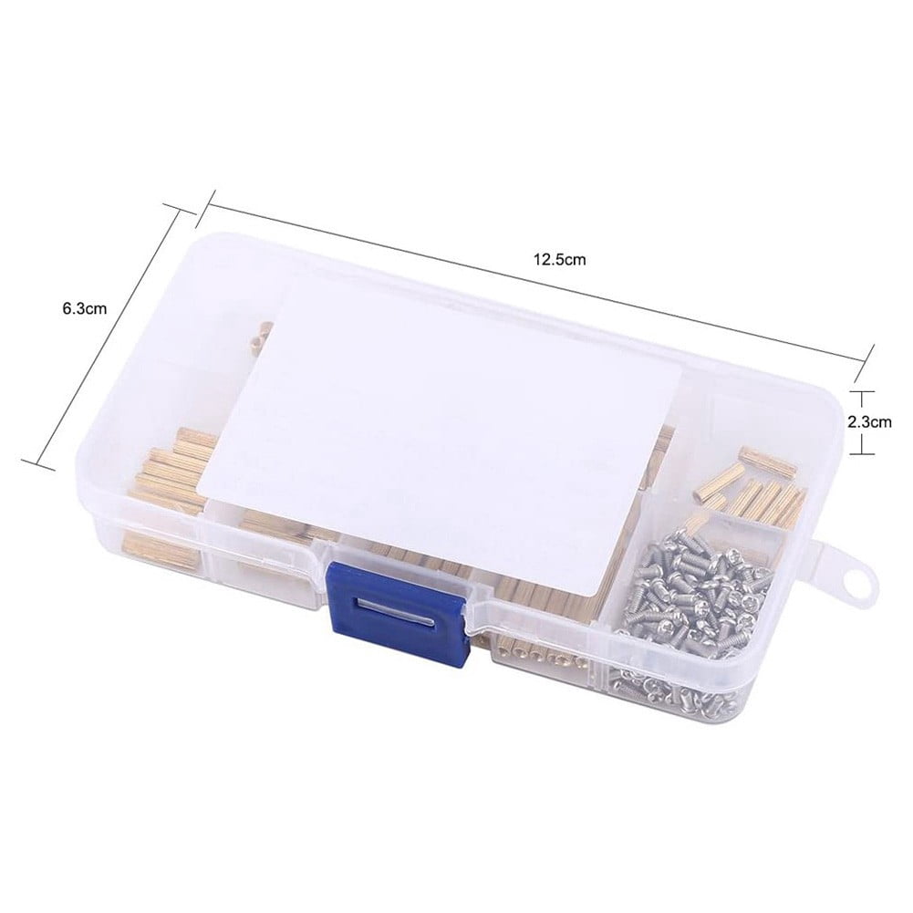 M2 Brass Spacer Standoff Kit Including 270 Screws And Nuts For ...