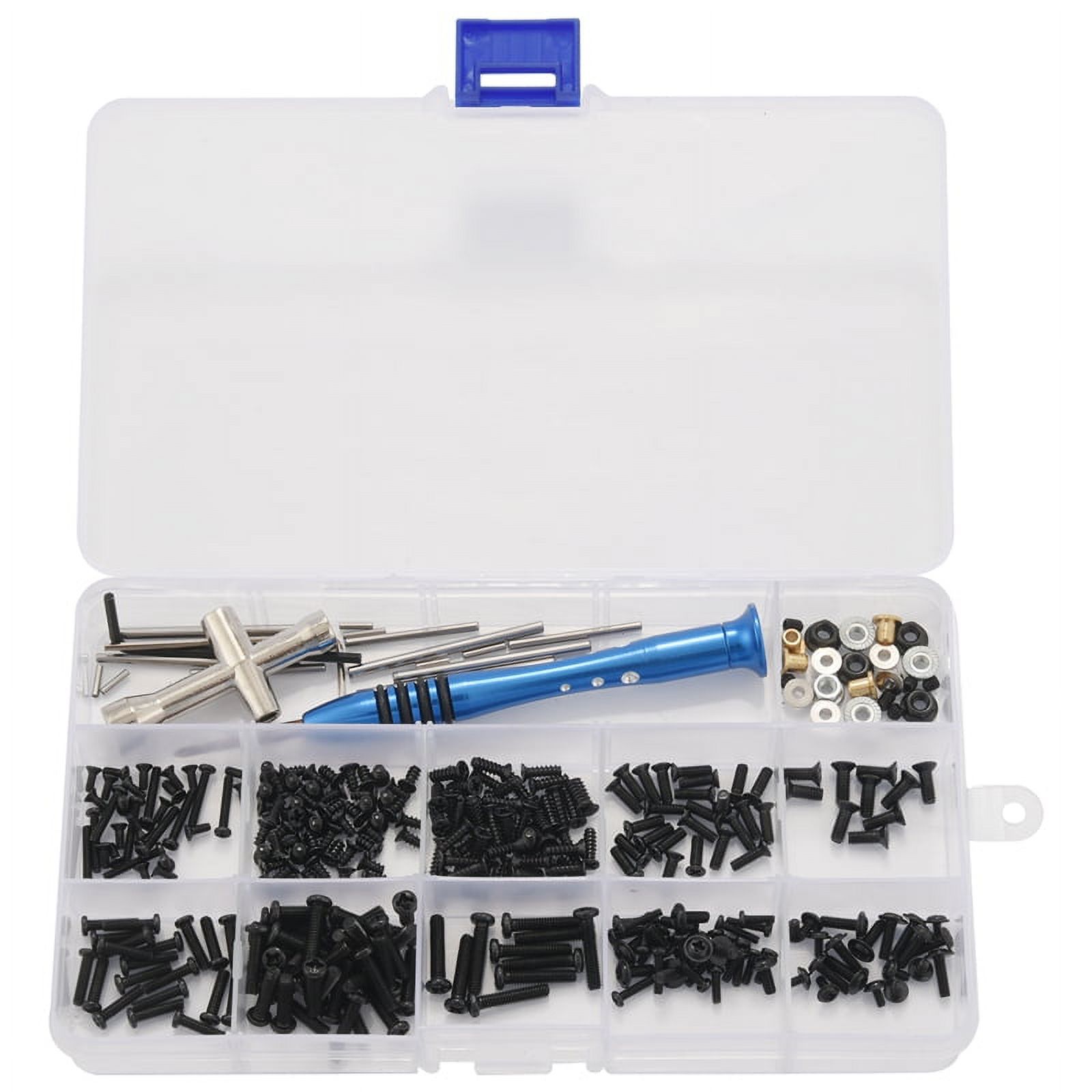 M2 M2.5 M3 Screw Fastener Kit Sleeve Hex Wrench Swing Arm Pin Screws ...