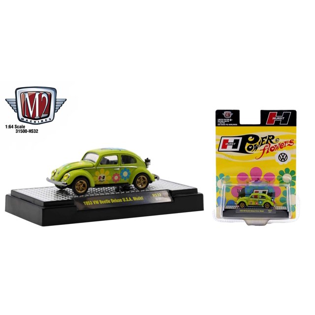 M2 Machines 1:64 1953 Vw Beetle Deluxe Usa Model Release Hs32 - Walmart.com