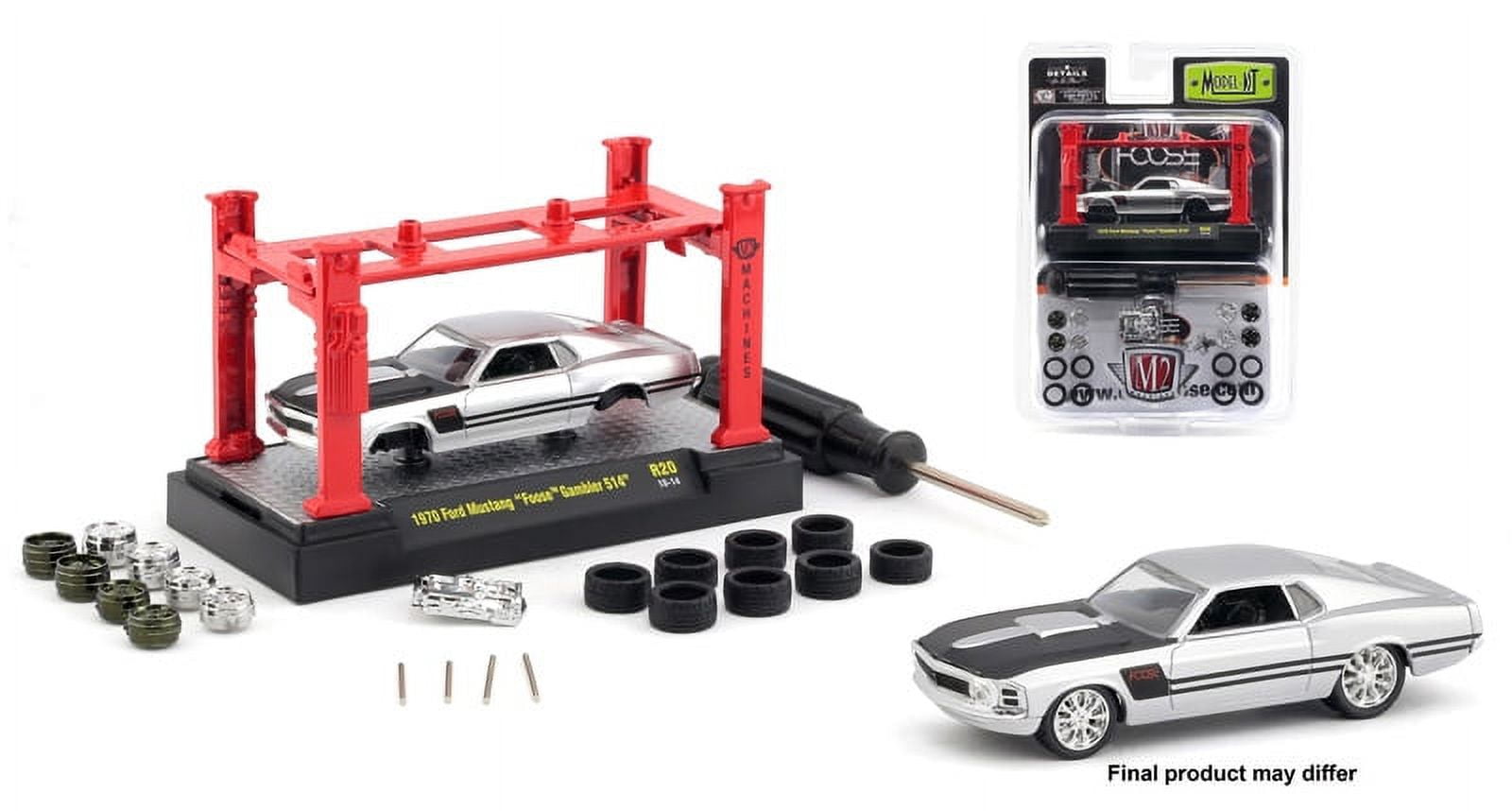 M2 Machines 1:64 Model Kit 1970 Ford Mustang Foose Gambler 514 37000-20 ...