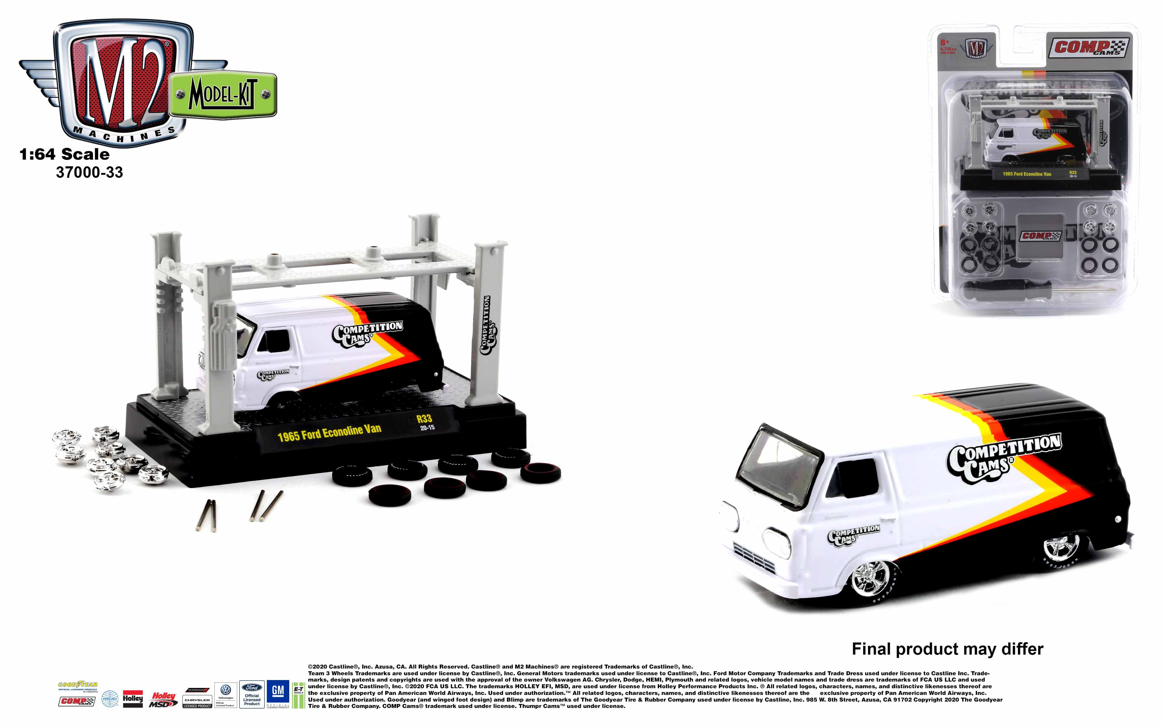 M2 Machines 1:64 Model Kit Release 33 1965 Ford Econoline Van ...