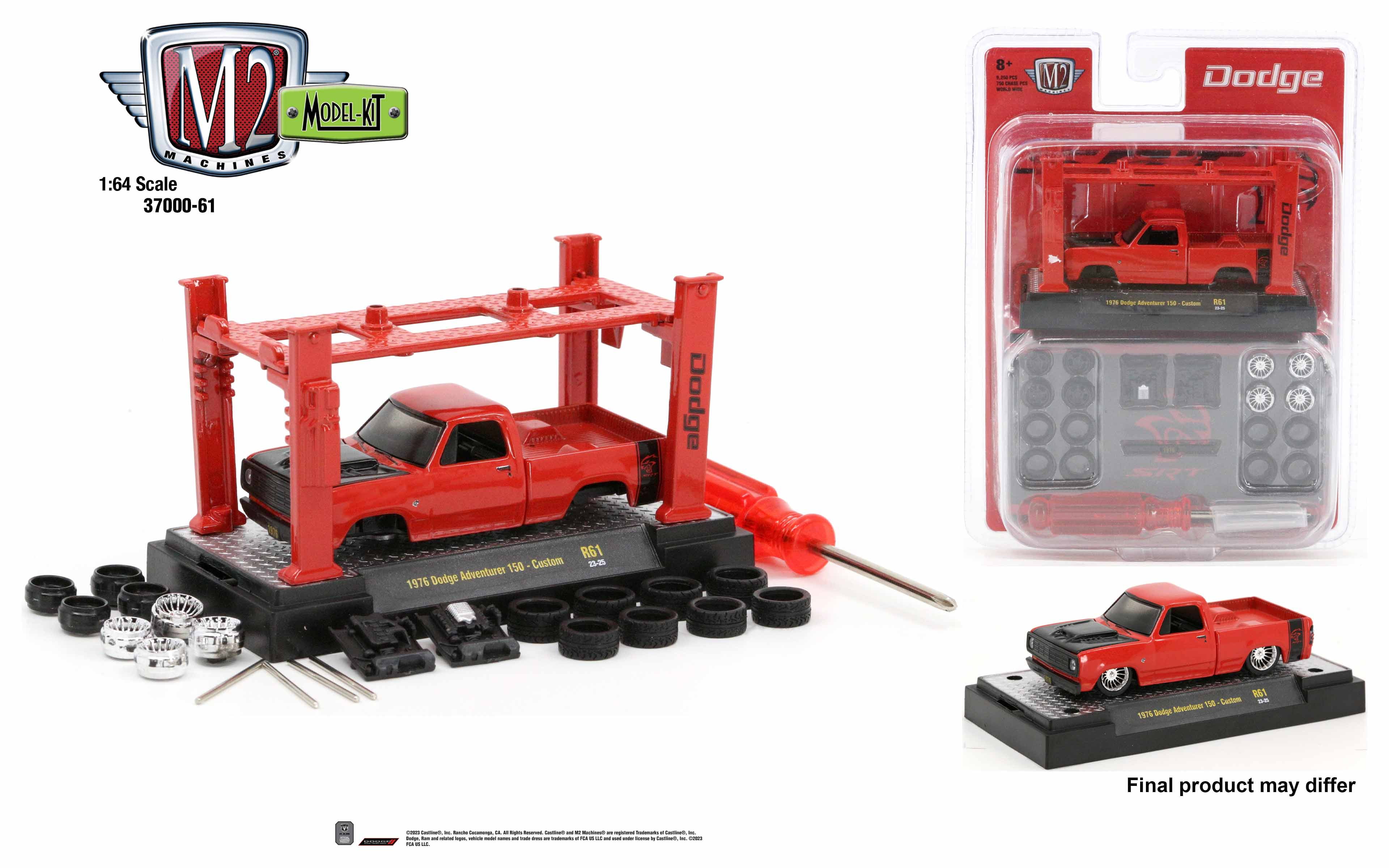 M2 Machines 1:64 Model Kit Release 61 1976 Dodge Adventurer 150 Custom ...