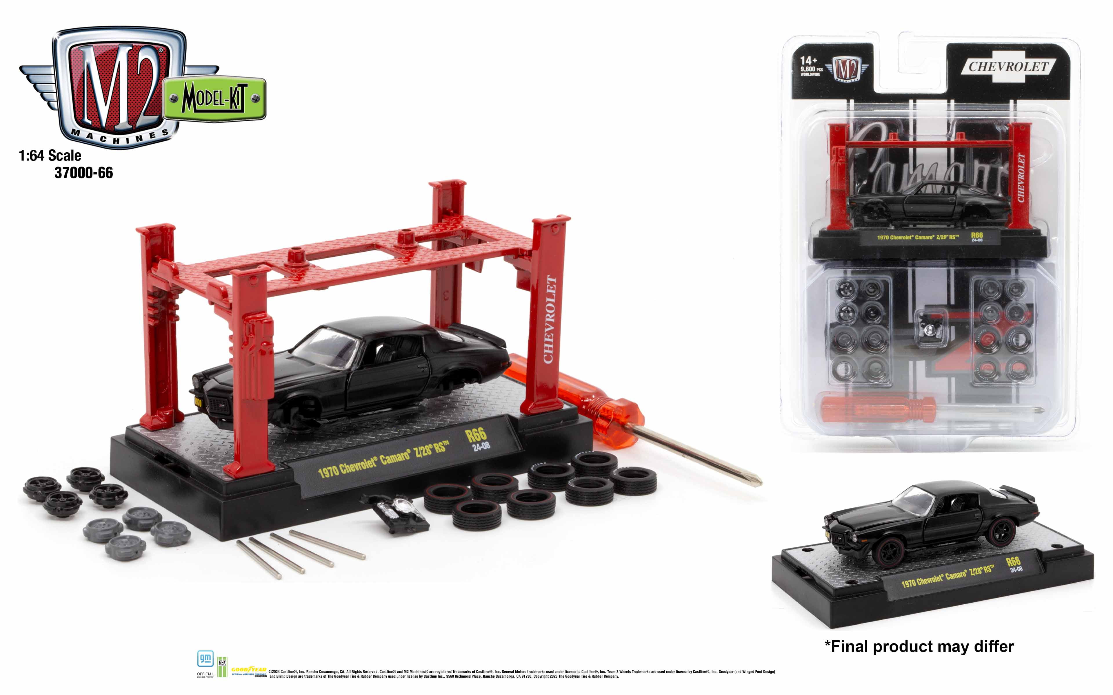 M2 Machines 1:64 Model Kit Release 66 1970 Chevrolet Camaro Z28 Rs ...
