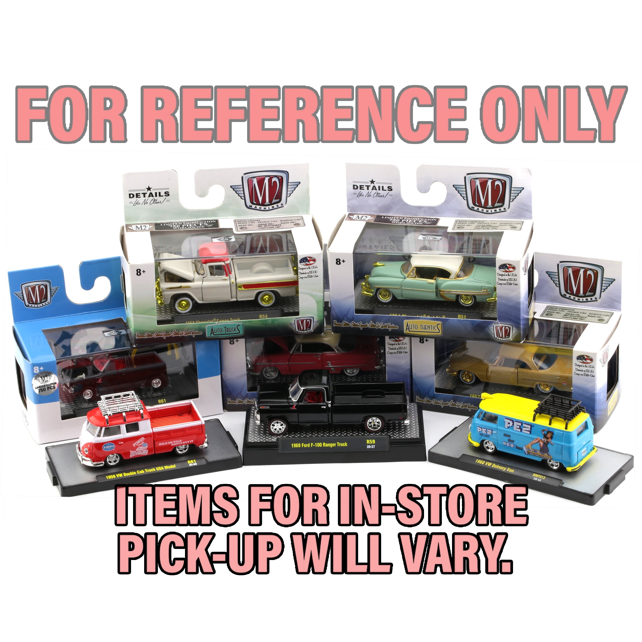 M2 Machines 32600 Series 1:64 Scale Die-cast Cars - Walmart.com