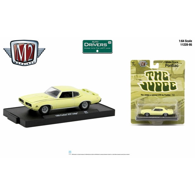 M2 Machines Auto-Drivers 1:64 R95 1969 Pontiac Gto Judge - Walmart.com