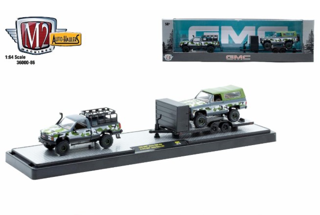 M2 Machines Auto Hauler 86 1998 Gmc Sierra 1500 1973 Gmc Jimmy Sierra ...