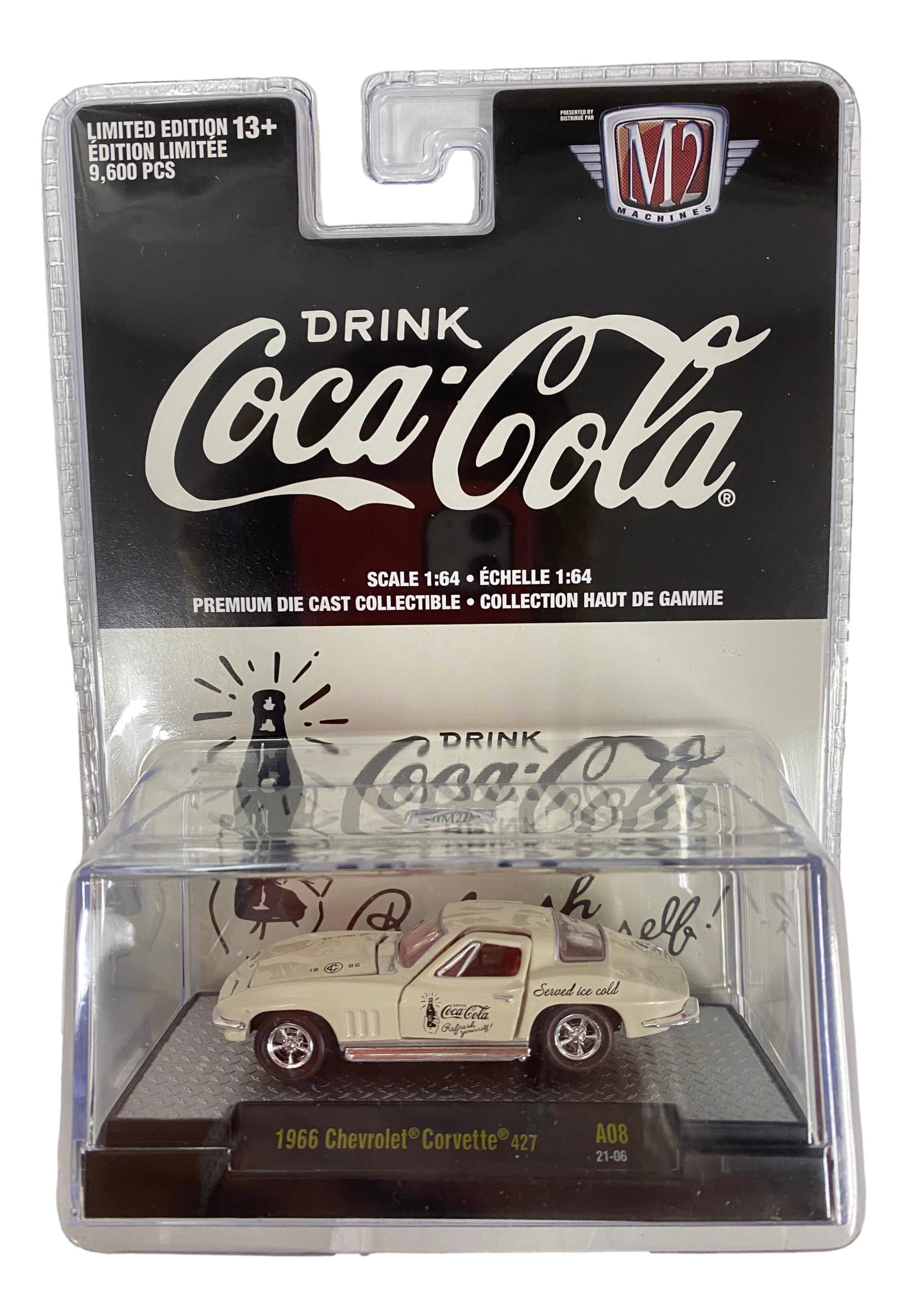 M2 Machines Coca-Cola Release A08 1966 Chevrolet Corvette 427 - Walmart.com