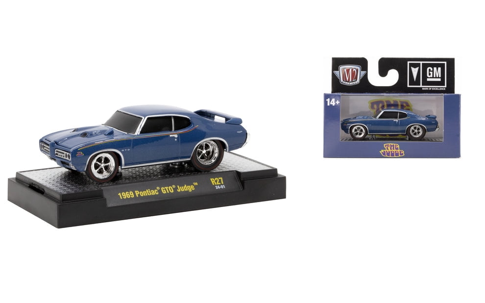 M2 Machines Ground Pounders Release 27 - 1969 Pontiac GTO Judge - Walmart.com