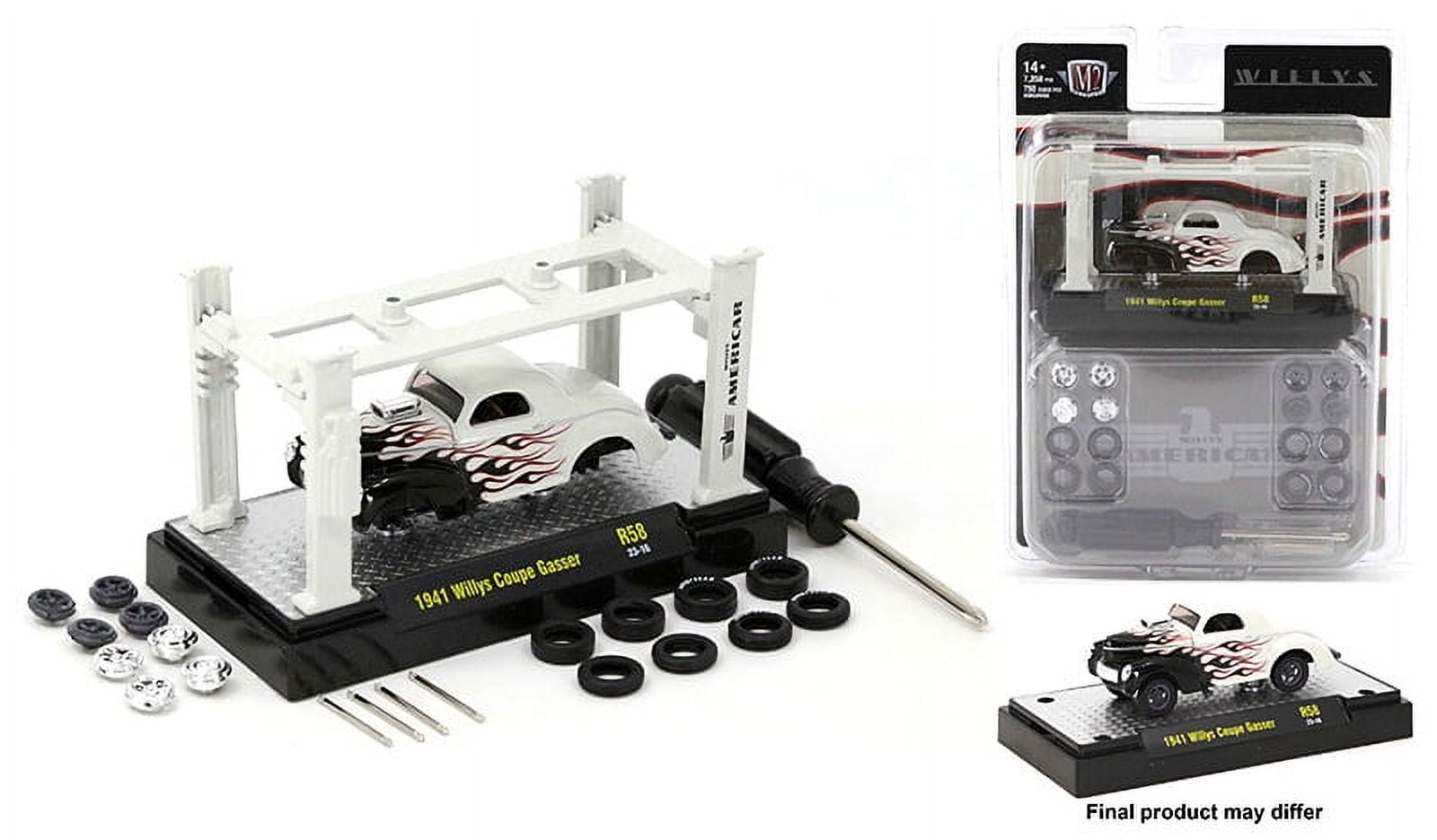 M2 Machines 1:64 Model Kit Release 58 1941 Willy Coupe Gasser - Walmart.com