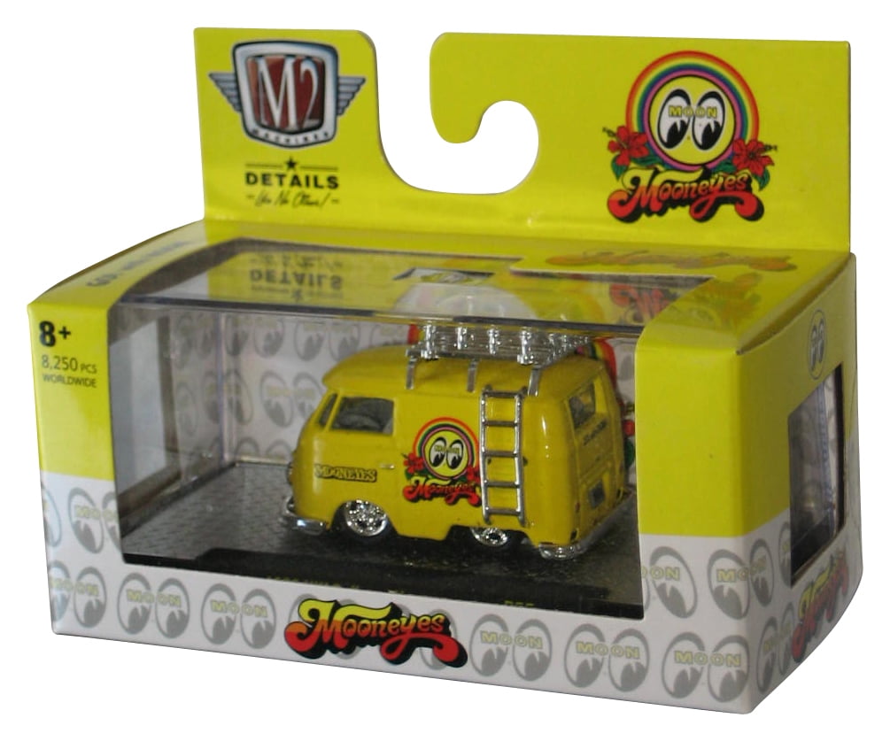 M2 Machines Mooneyes (2021) Castline 1/64 Scale Yellow Toy Car R55 ...